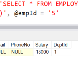 Dynamic Sql In Sql Server