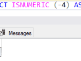 Sql Server Isnumeric Function
