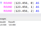Sql Server Round Function