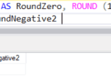 Sql Server Round Function