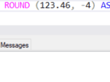 Sql Server Round Function