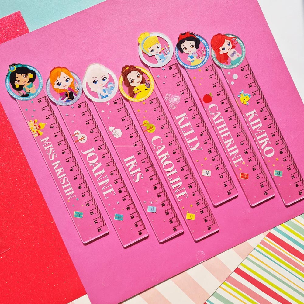 Personalised Ruler Singapore (Princess) - Kids Gift
