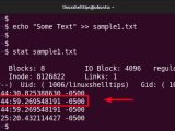 How To Get File Creation Date And Time In Linux