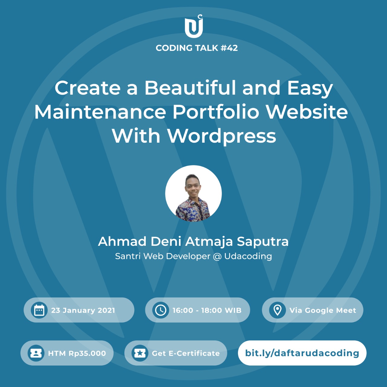 [Coding Talk #42 Wordpress] - UDACODING