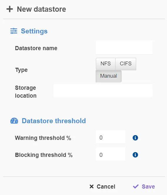Backup Datastore Management - UPONSCALE SOLUTION