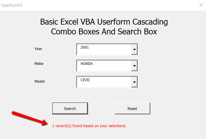 How To Set Up Cascading Combo Boxes On An Excel VBA Userform - Excel With VBA