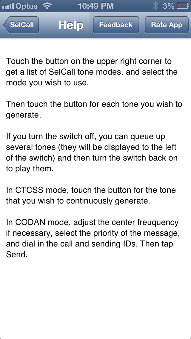 SelCall Tone Generator App Review - VK3BQ