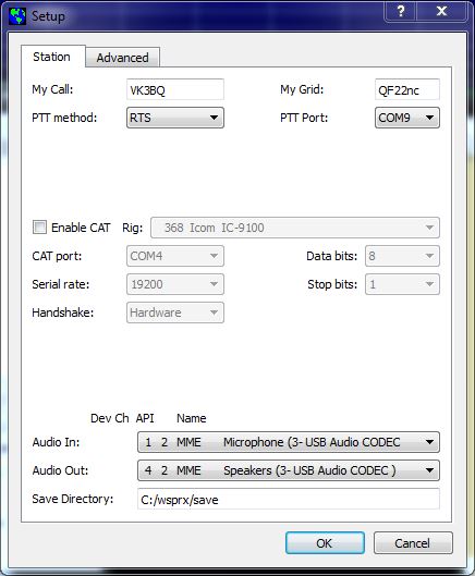 Icom IC-9100 RTS to CAT control - VK3BQ