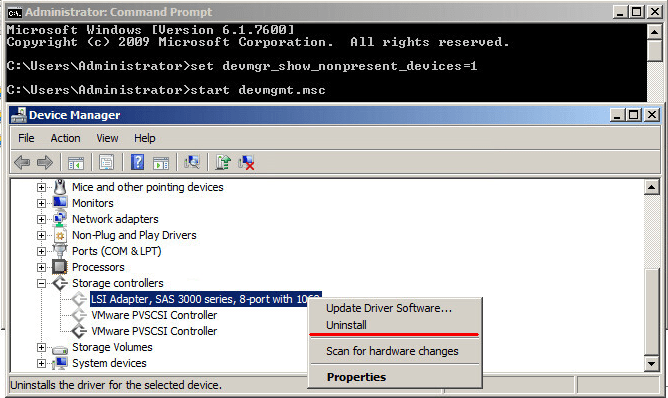 How to change the storage adapter to Paravirtual (PVSCSI) for a Windows ...