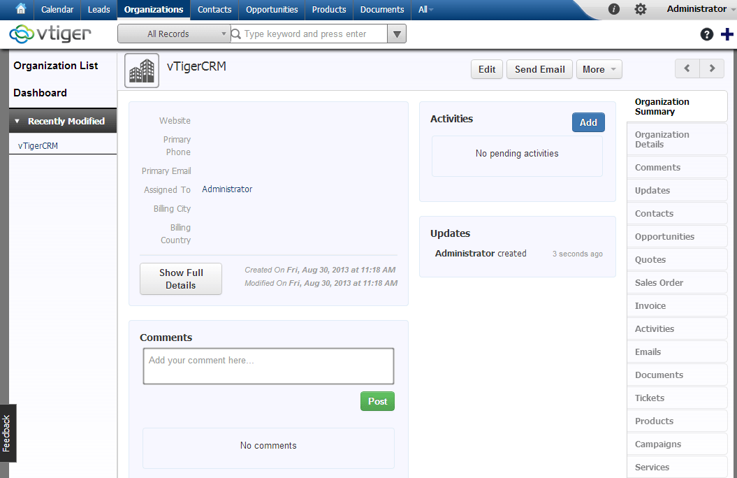 vTiger Open Source 6.0 Beta Released - VTiger Experts