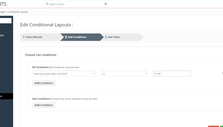 VTiger Conditional Layouts - Based on Field Values