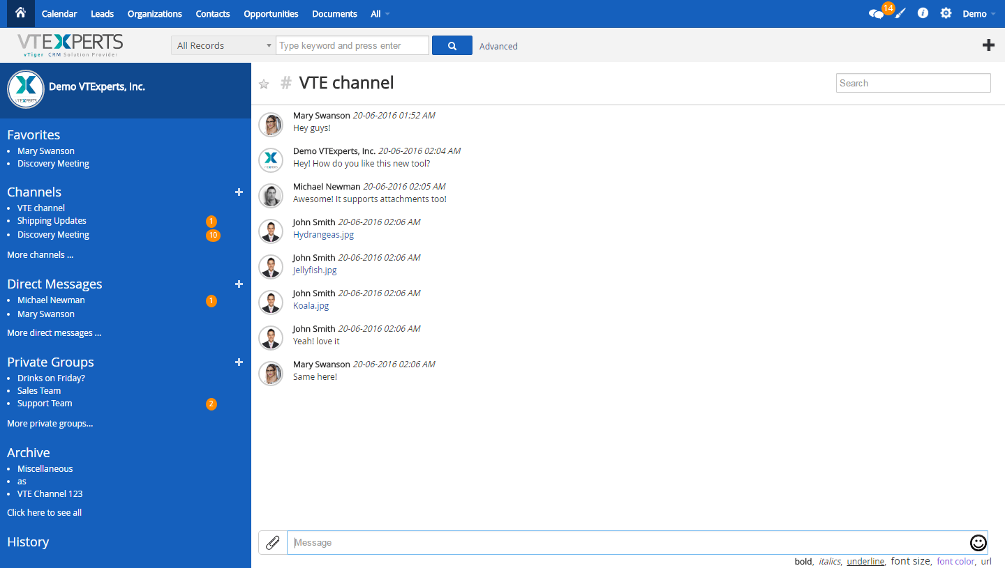 VTiger on Steroids - VTiger Experts
