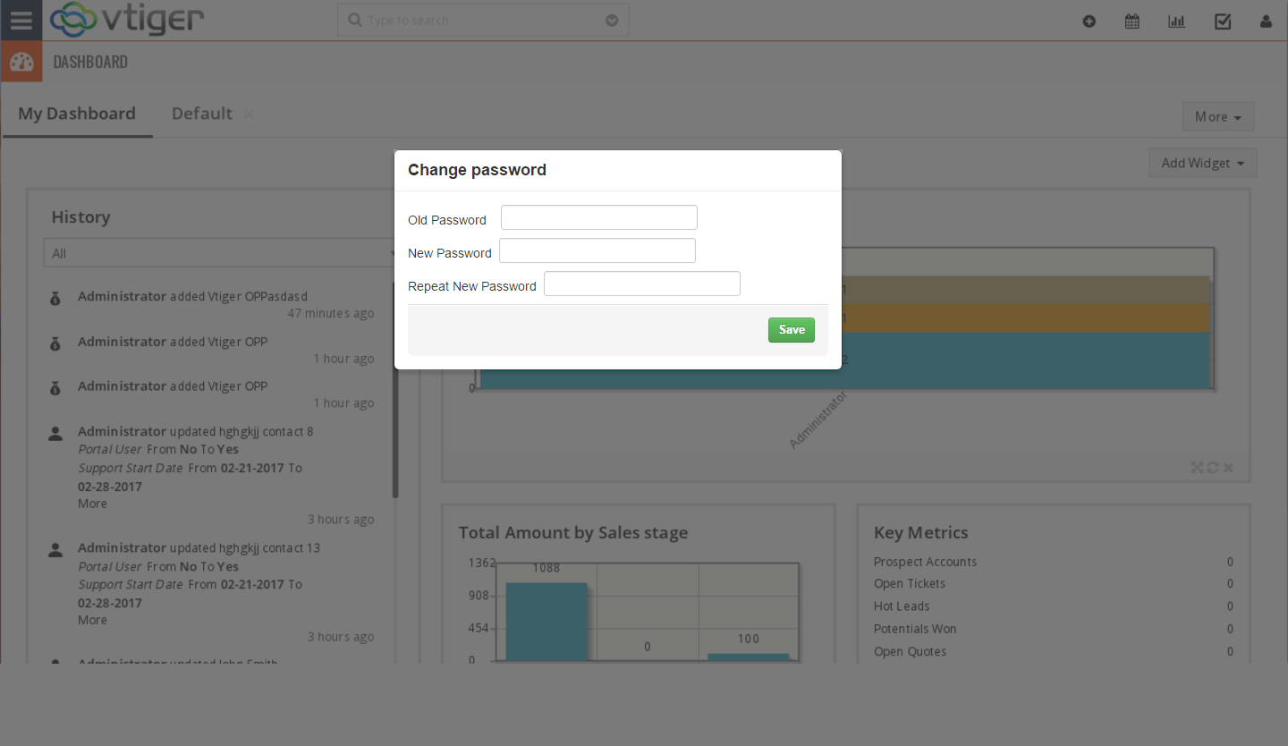 VTiger Enhanced Security (User Login/Password) - Extension For VTiger
