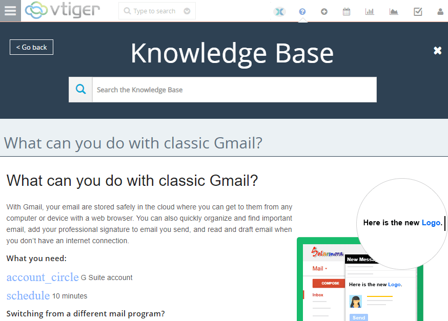 Knowledge Base - VTiger Experts