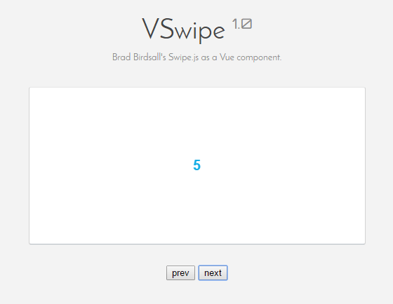 Swipe Touch Touch Slider For Vuejs Vswipejs Vuejs Script