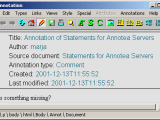 Annotea Quick Tutorial
