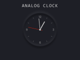 Analog Clock Using Html Css And Javascript W3frontend
