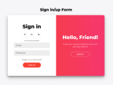Animated Login And Registration Form In Html Css Javascript W3frontend