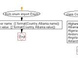 Python Enum Create An Enum Object And Display A Member Name And Value