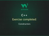 Completed Exercise C Constructors