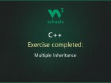 Completed Exercise C Multiple Inheritance