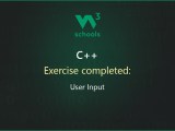 Completed Exercise C User Input