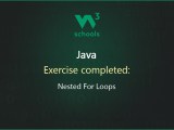 Completed Exercise Java Nested For Loops