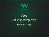 Completed Exercise Java For Each Loops