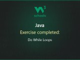 Completed Exercise Java While Loop Do