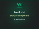 Completed Exercise Javascript Array Methods