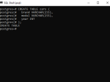 Postgresql Create Table