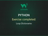 Completed Exercise Python Loop Dictionaries