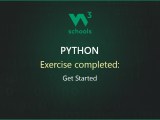 Completed Exercise Python Get Started