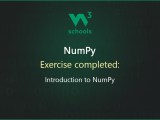Completed Exercise Introduction To Numpy