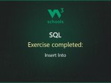 Completed Exercise Sql Insert Into