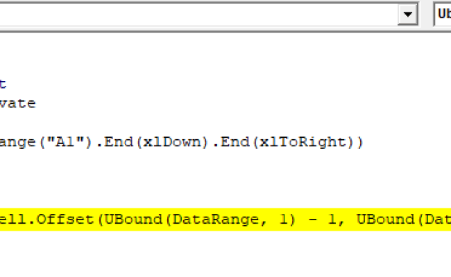How To Use The Vba Ubound Function Syntax Example Otosection