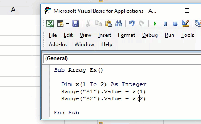 What Is A Vba Array In Excel And How To Program One – Otosection