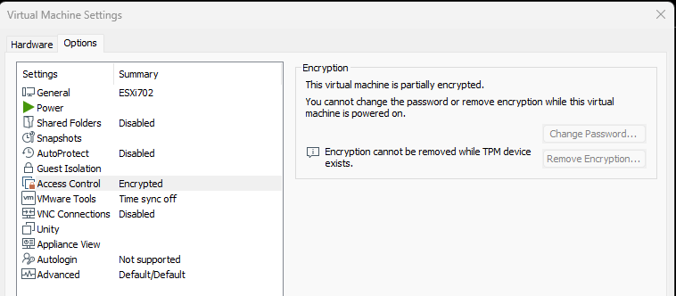 Enable Virtualization Based Security On A Virtual Machine On Nested Esxi Server In Vmware