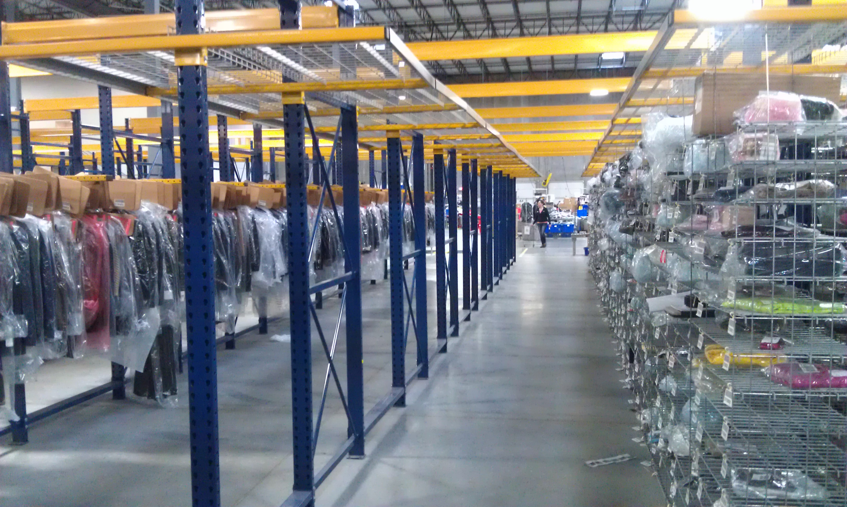 Garment on Hanger (GOH) Racks | Warehouse Design