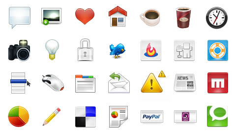 Function Icon Set with Major Social Media Icons | Best Web Design