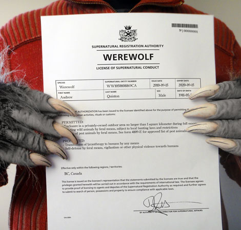 Register Today or Pay the Consequences Later | Werewolves