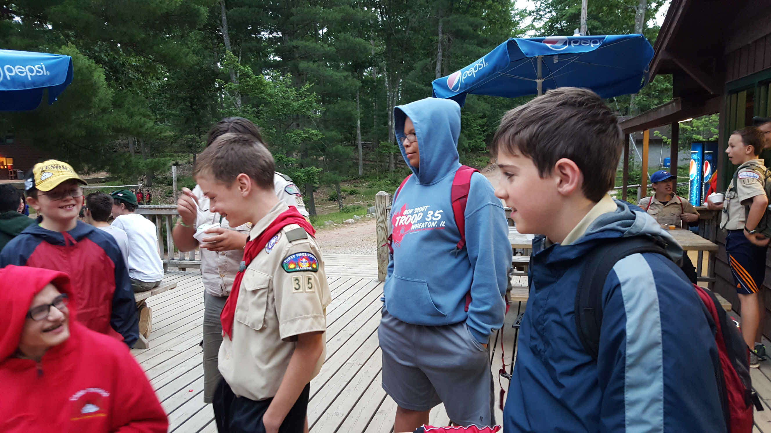 Free Time at Camp Tesomas | Boy Scout Troop 35 – Wheaton, Illinois