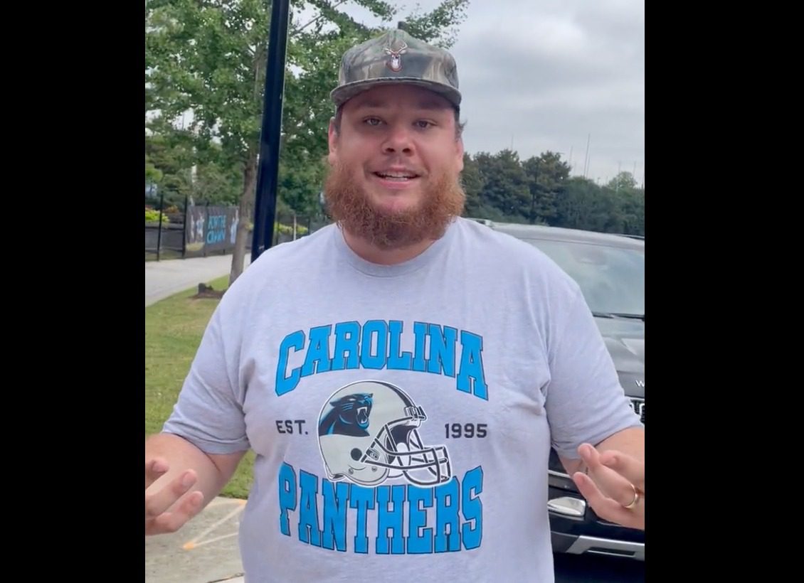 Luke Combs Says The Carolina Panthers Are Going Undefeated This Season ...