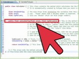 How To Write A Java Program With Two Classes Using Eclipse