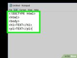 Notepad Html And Css