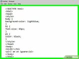 Notepad Html And Css