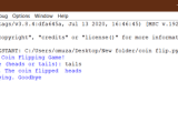 How To Write A Coin Flipping Program On Python With Pictures
