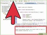 How To Write A Java Program With Two Classes Using Eclipse