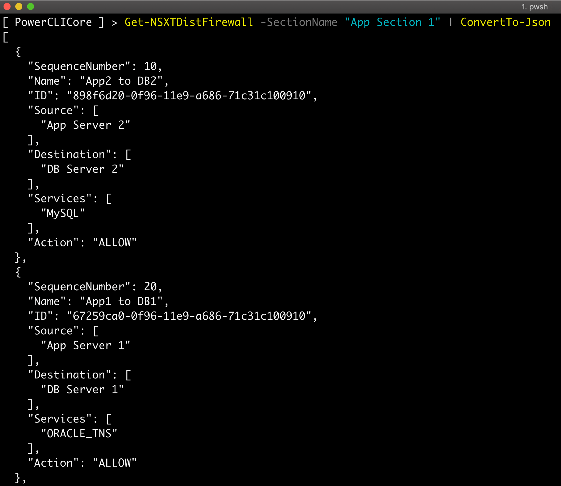 Managing Distributed Firewall Rules In Vmc Using Powershell And Nsx T