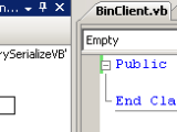 The Vb Net Serialization Program Examples Using The Binary Server And
